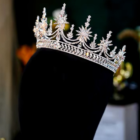 Exclusively Fancy | Hair | New Luxury Rhinestone Wedding Crown Crystal ...
